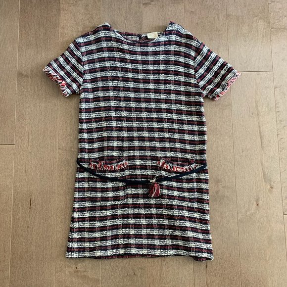 Zara | Dresses | Zara Girls Tweed Dress | Poshmark